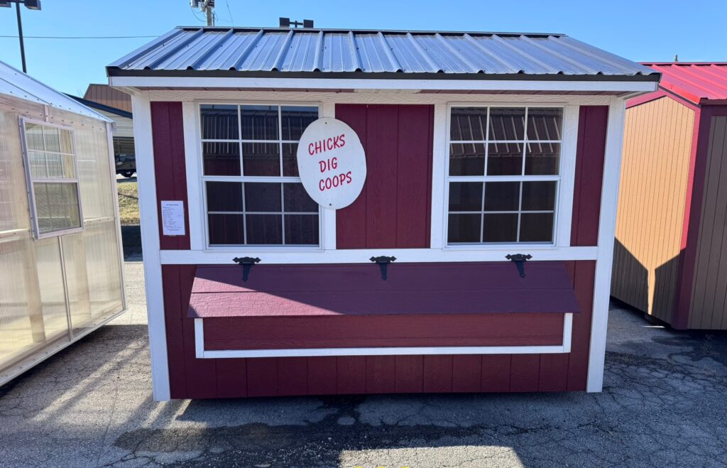 8x10 Coop - Rollin Mini Barns