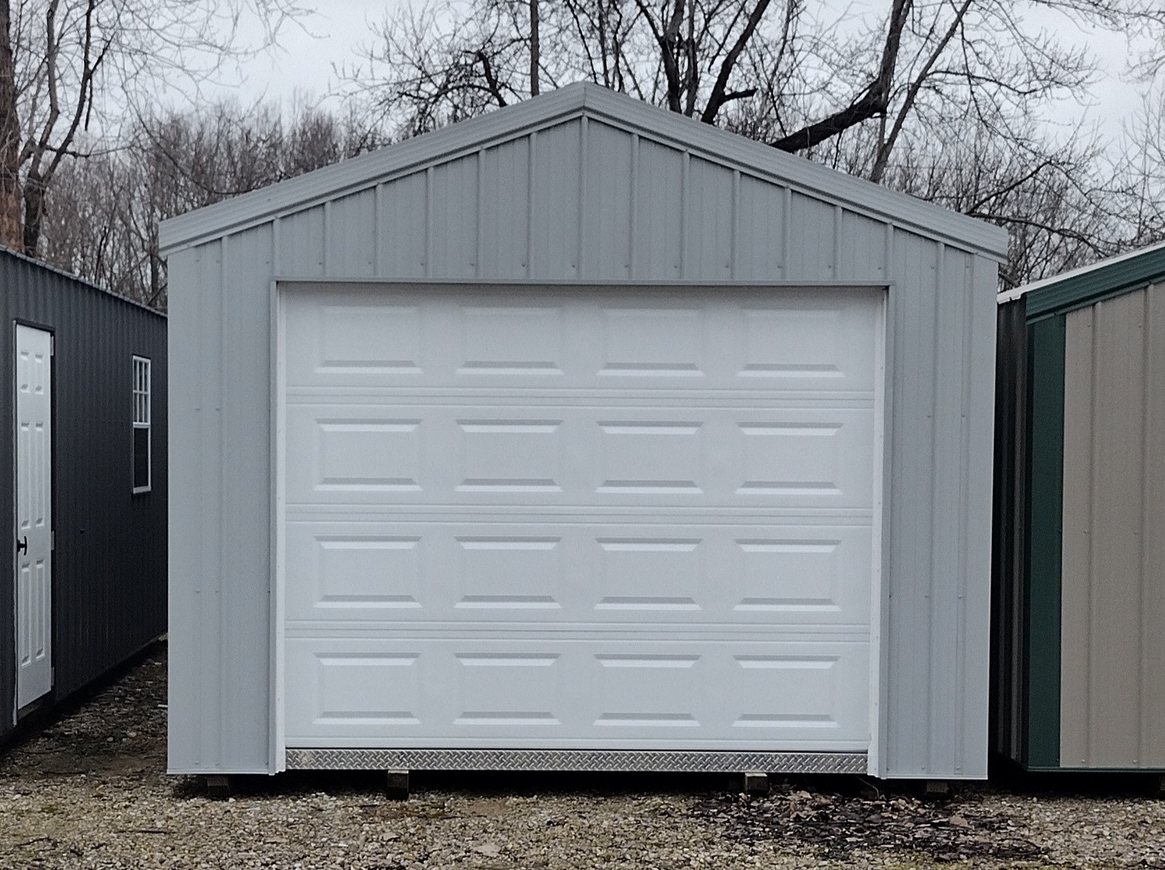 12x24 Metal Garage (ID#3231224MG324) - Rollin Mini Barns