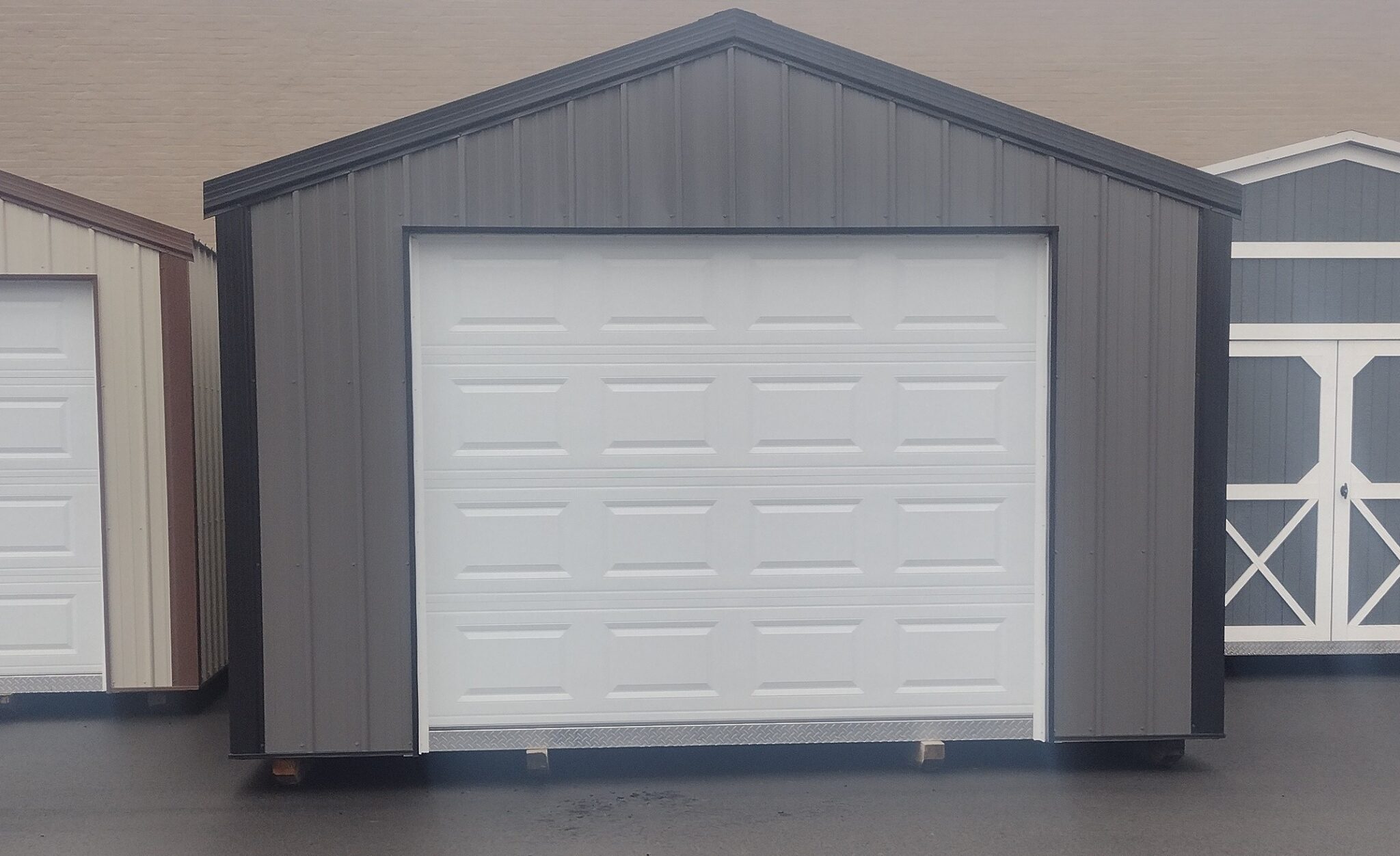14x32 Metal Garage (ID#5241432MG521) - Rollin Mini Barns