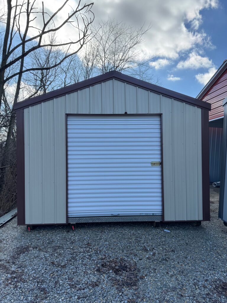 12x16 Standard Metal (ID#10241216SM608) - Rollin Mini Barns