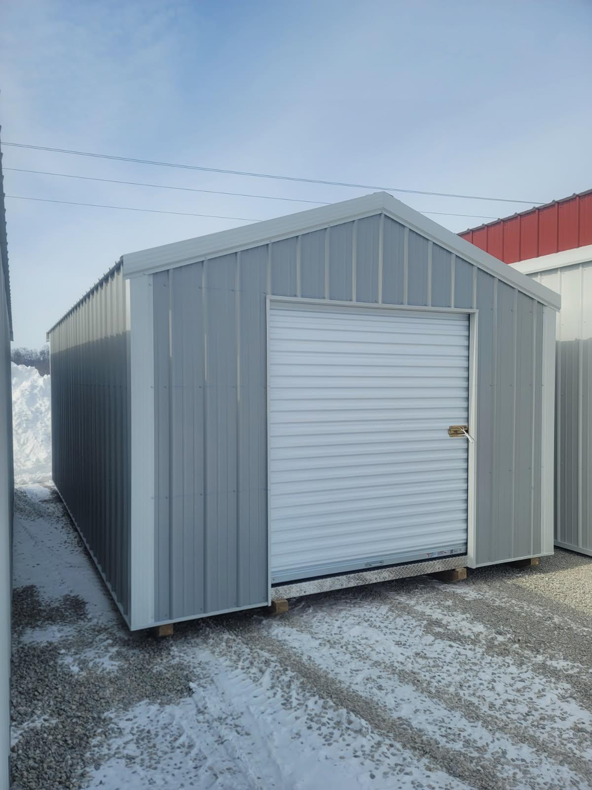 12x20 Standard Metal - Rollin Mini Barns